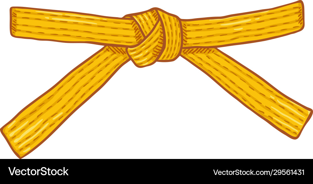 Karate Riem Clipart