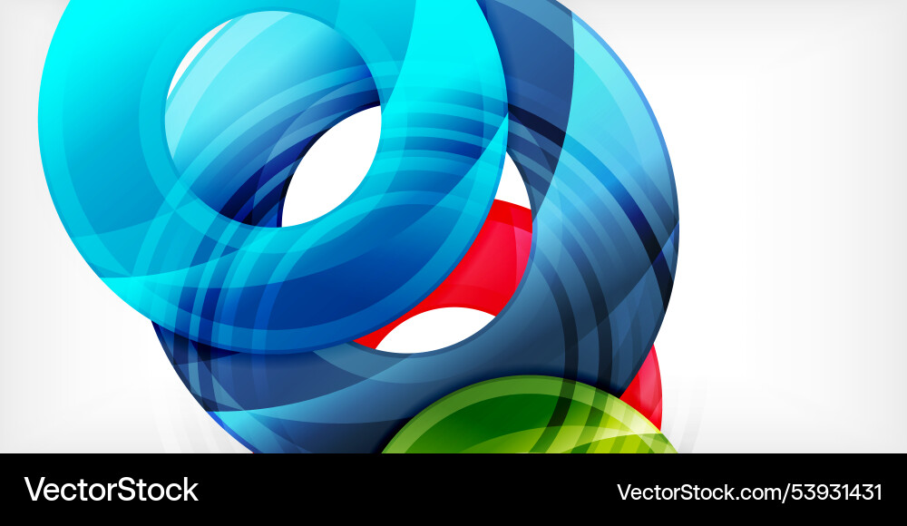 Circles round elements ring shapes premium Vector Image