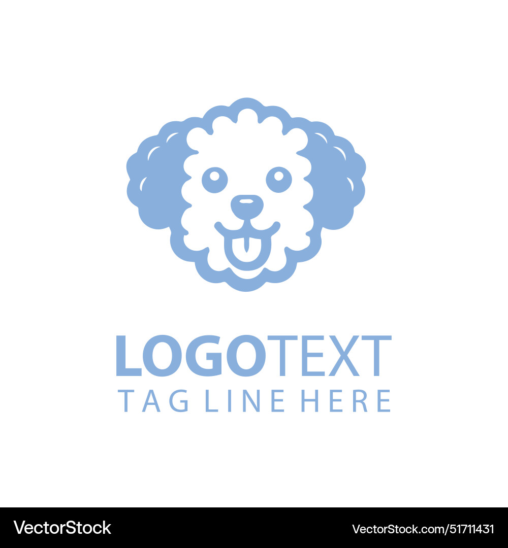 Pet dog logo Royalty Free Vector Image - VectorStock
