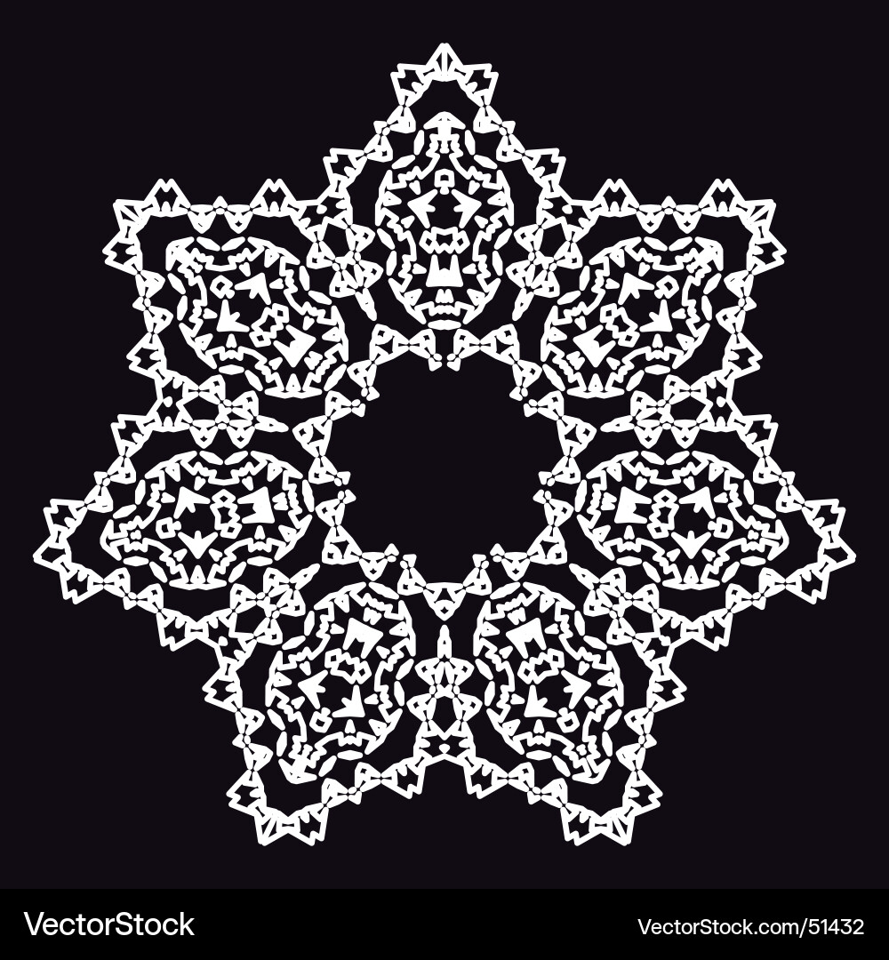 Doily Royalty Free Vector Image - VectorStock