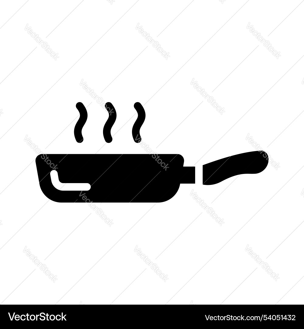 Frying pan Royalty Free Vector Image - VectorStock
