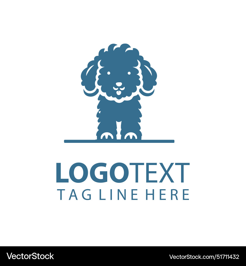Pet dog logo Royalty Free Vector Image - VectorStock