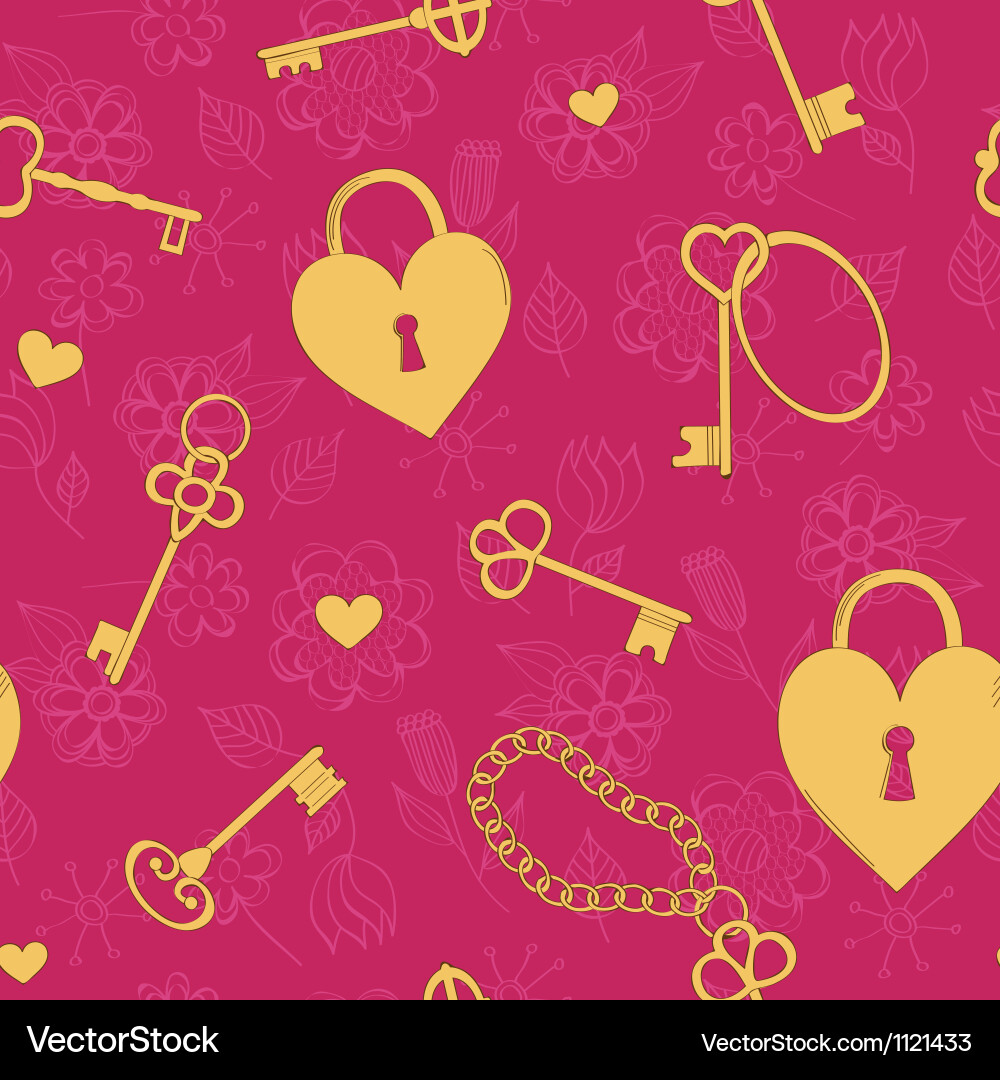 Seamless keys Royalty Free Vector Image - VectorStock