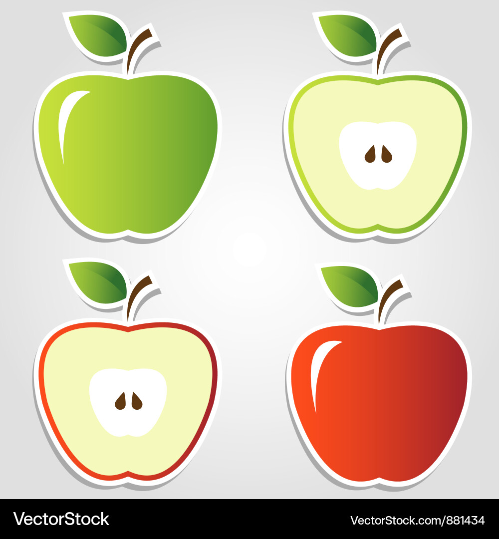 Apples Royalty Free Vector Image - VectorStock