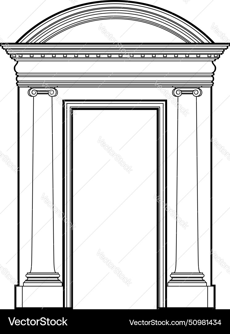 Architectural element Royalty Free Vector Image