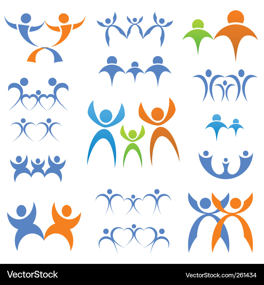 Family logos Royalty Free Vector Image - VectorStock