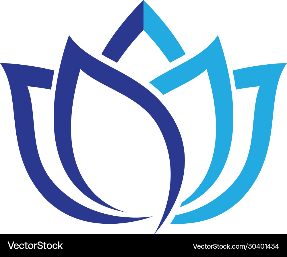 Lotus symbol Royalty Free Vector Image - VectorStock
