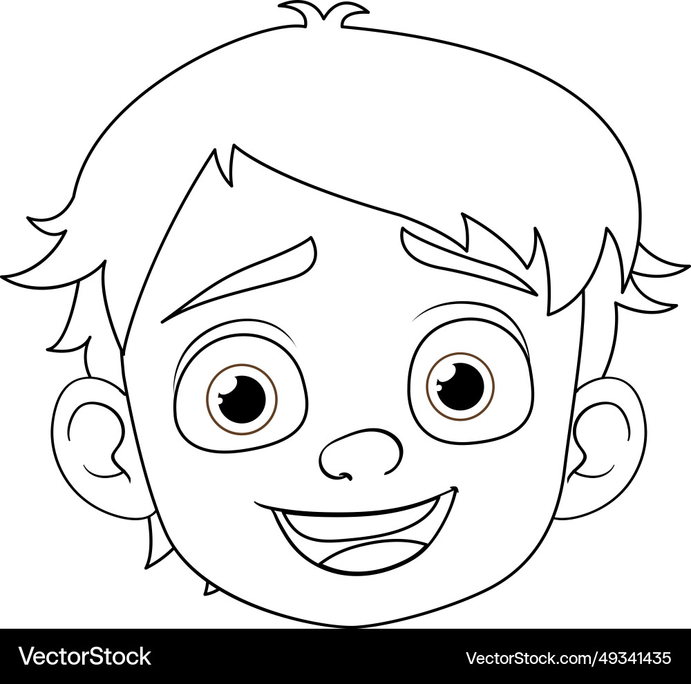 Boy Images Cartoon Outline Images - Infoupdate.org