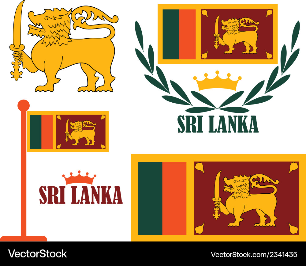 Sri lanka Royalty Free Vector Image - VectorStock