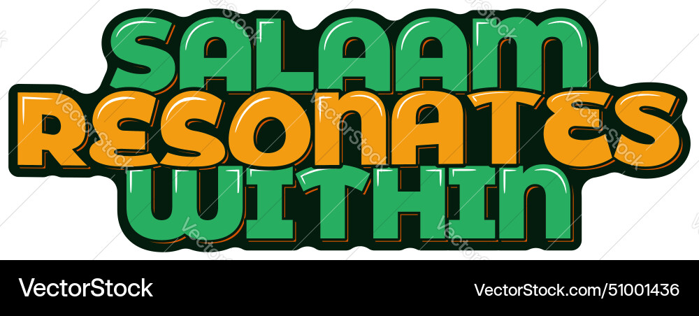 Inner peace inspirational lettering design Vector Image