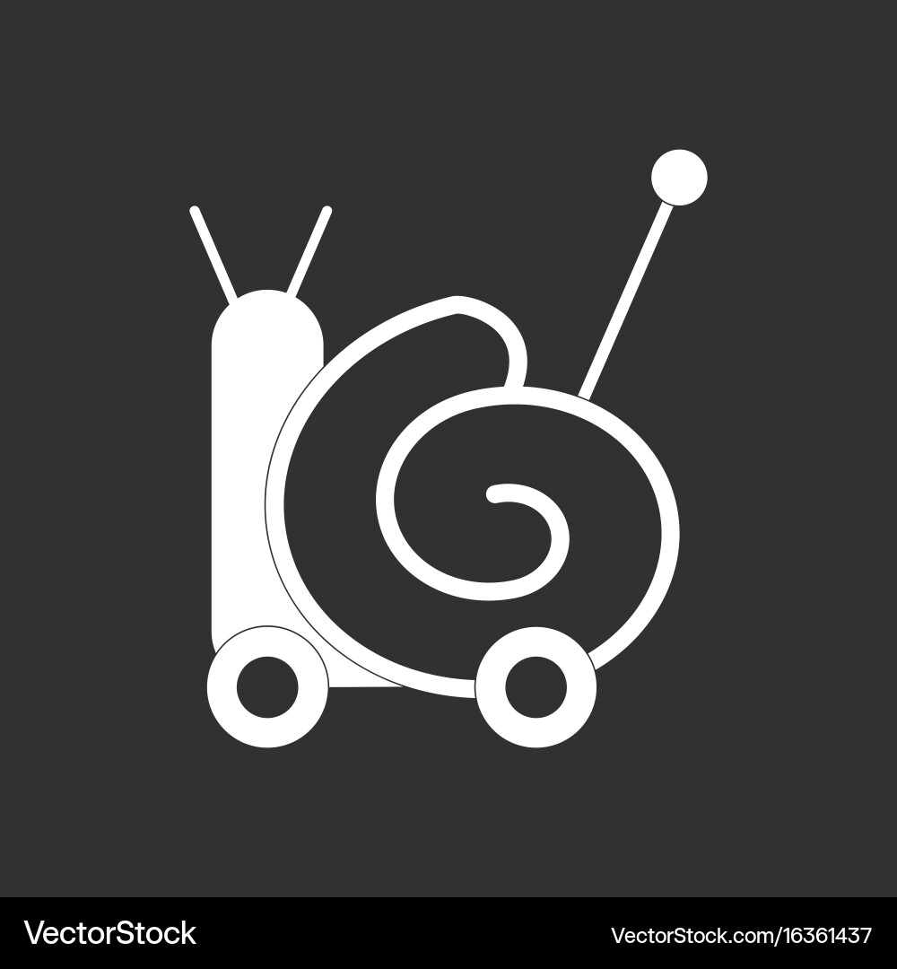 Cute Toy Snail Icon Royalty Free Vector Image - VectorStock