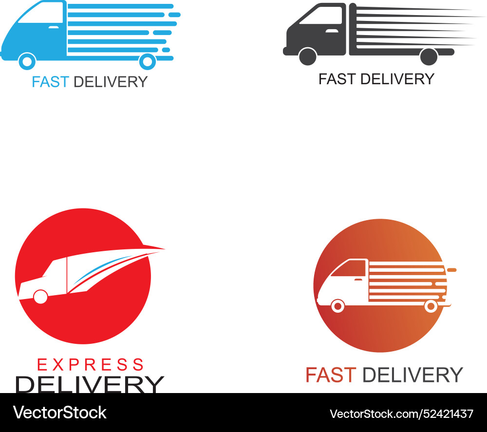 Delivery truck icon Royalty Free Vector Image - VectorStock