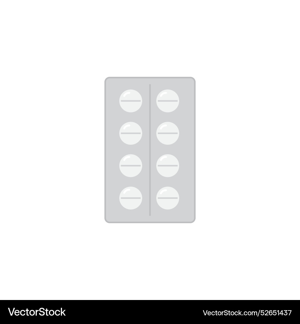 Drug icon flat isolated Royalty Free Vector Image