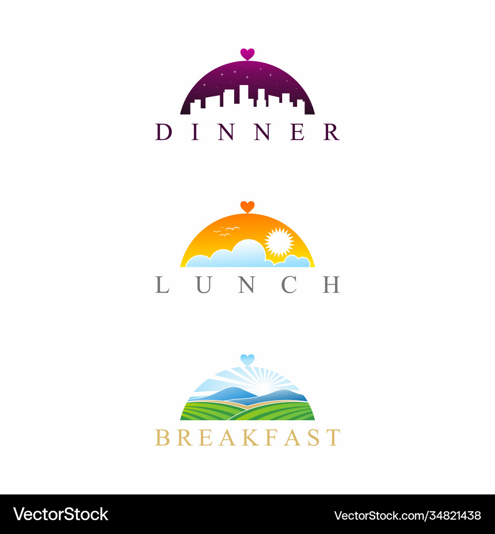Restaurant cafe logo Royalty Free Vector Image