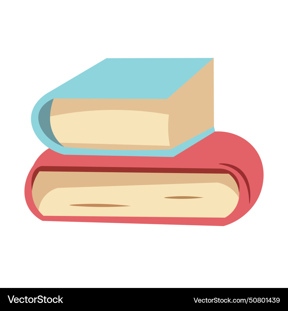 Book images stack of books icon design Royalty Free Vector