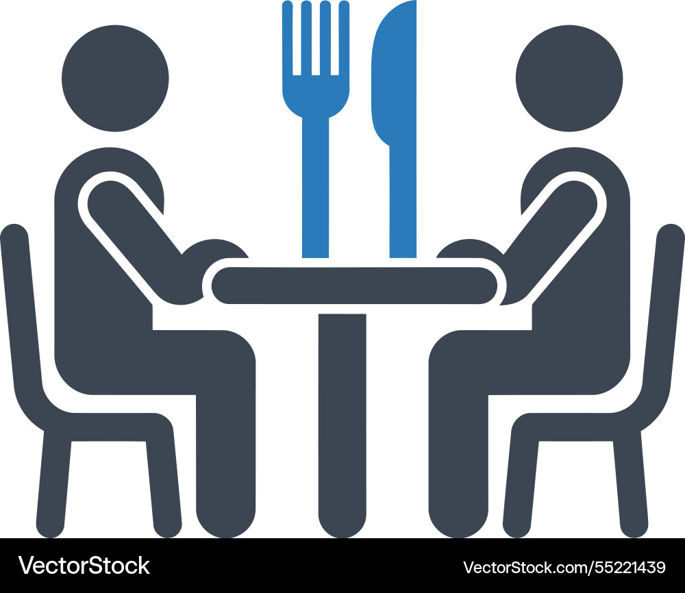 Dining table icon Royalty Free Vector Image - VectorStock