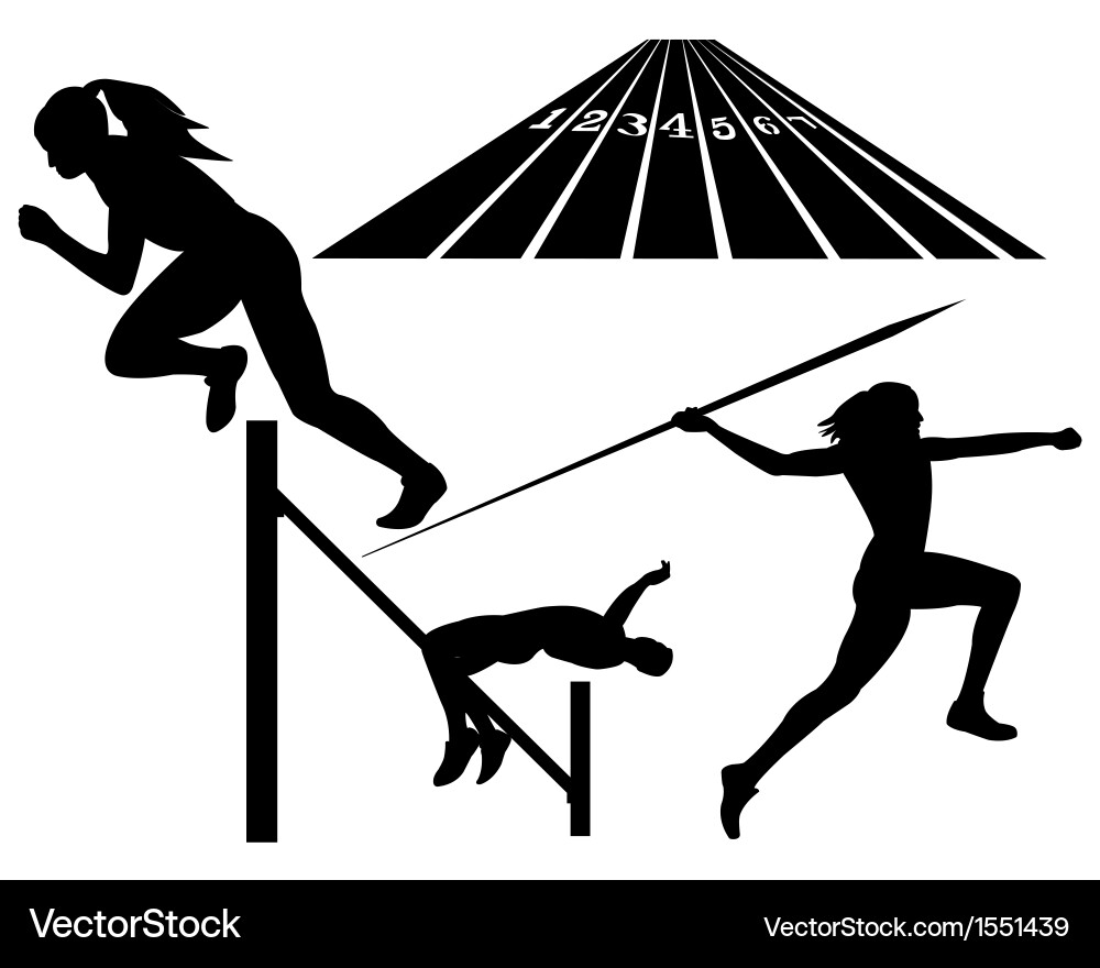 High Jump Athlete Royalty Free Vector Image - VectorStock