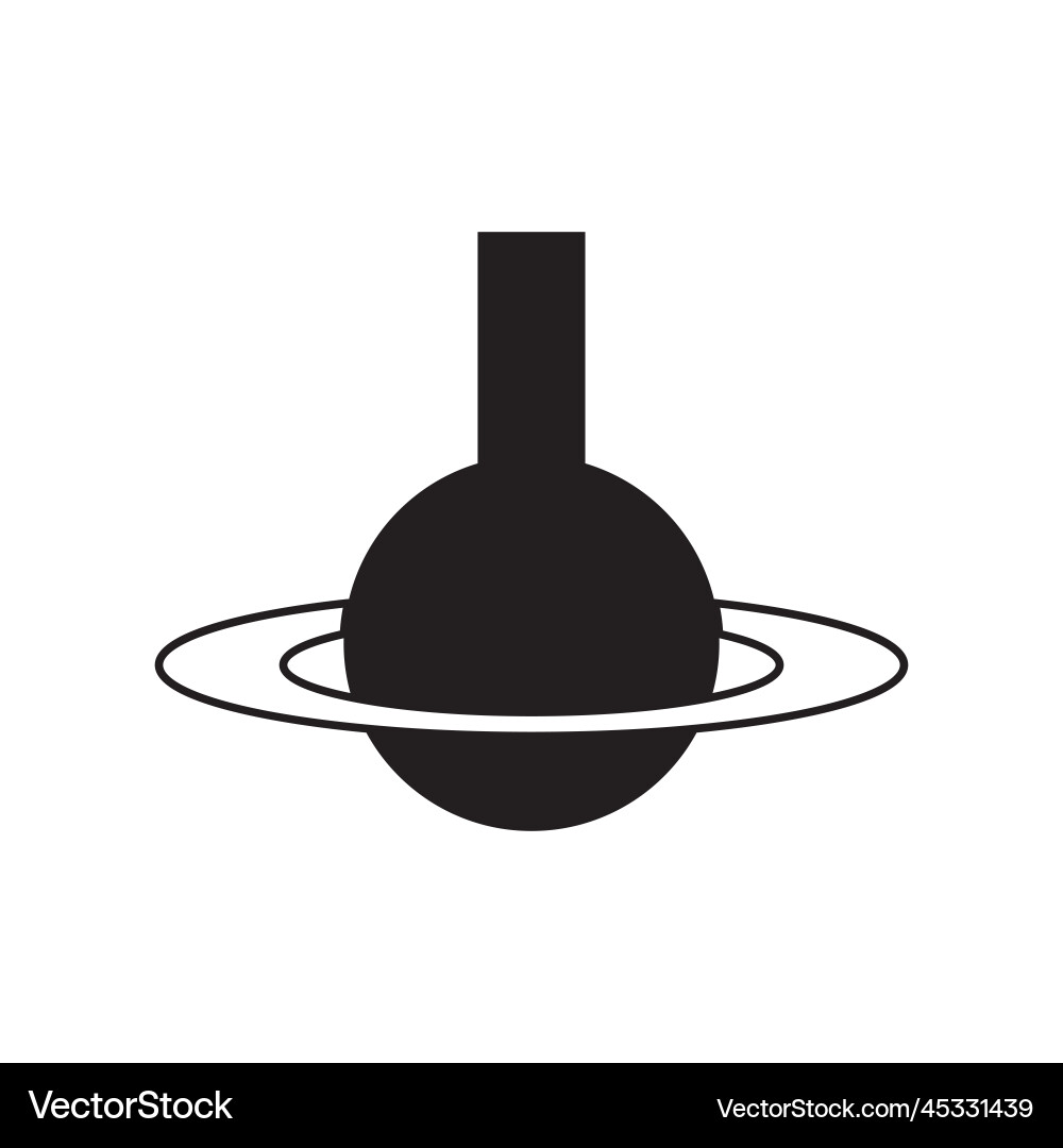 Labs space icon logo Royalty Free Vector Image