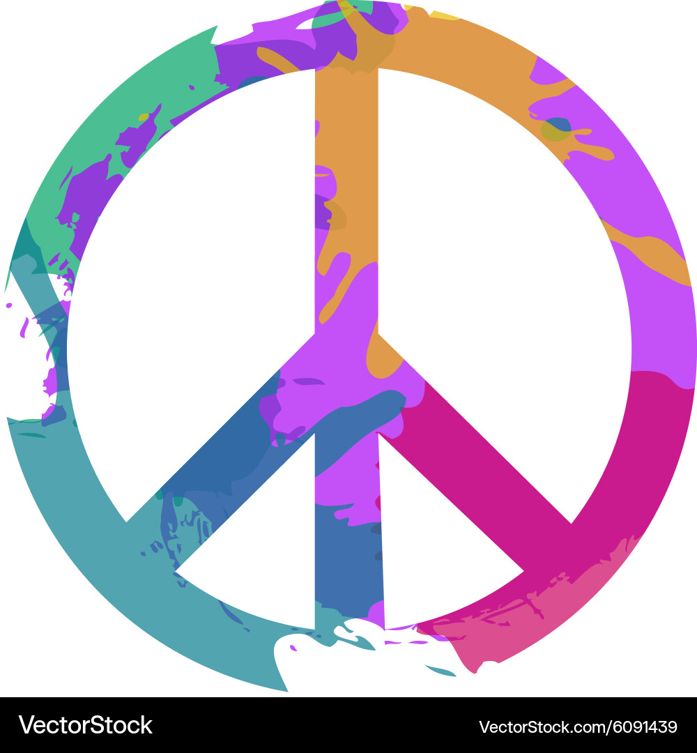 Peace Symbol Royalty Free Vector Image - VectorStock