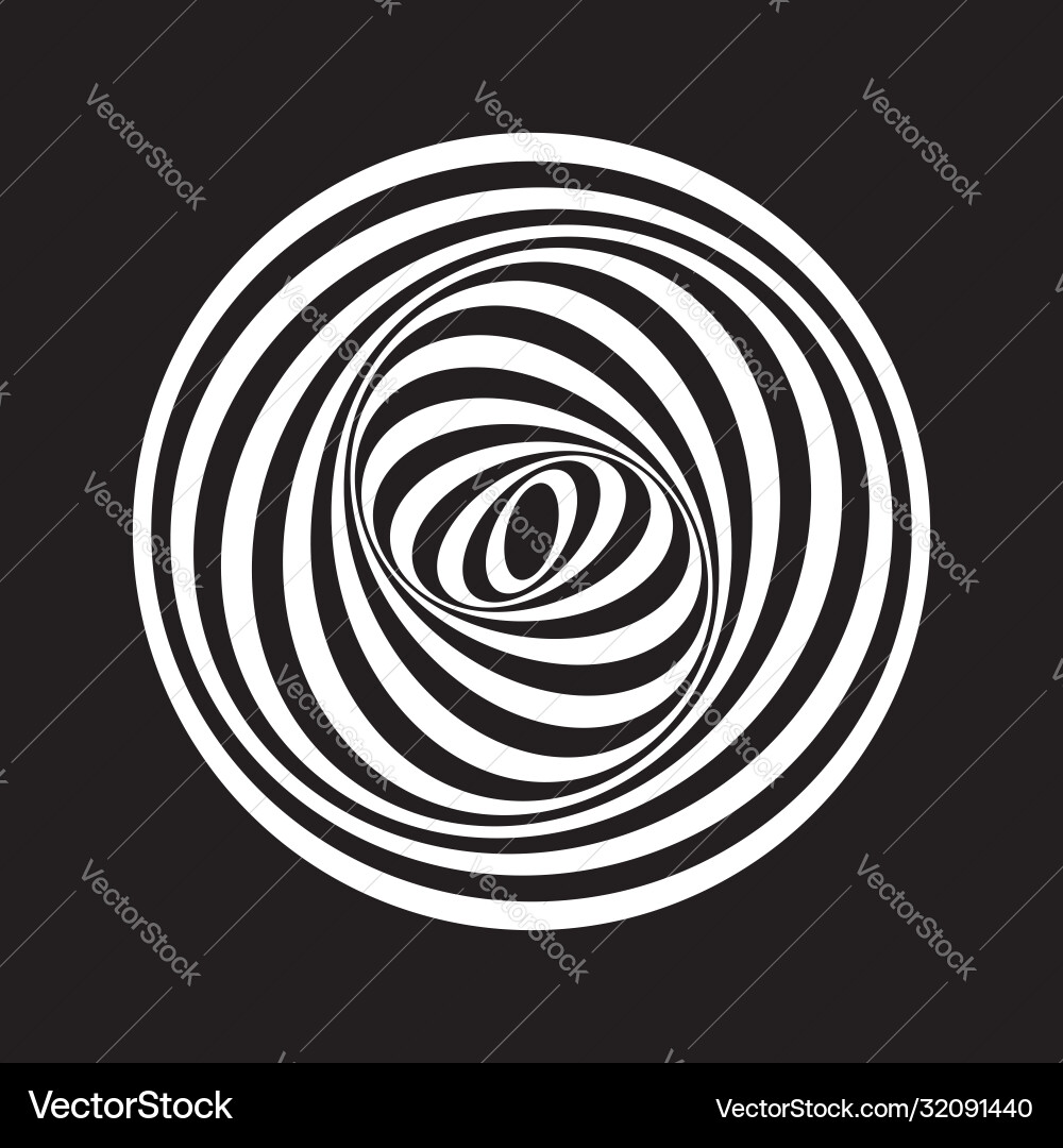 Circle circular swirl movement Royalty Free Vector Image