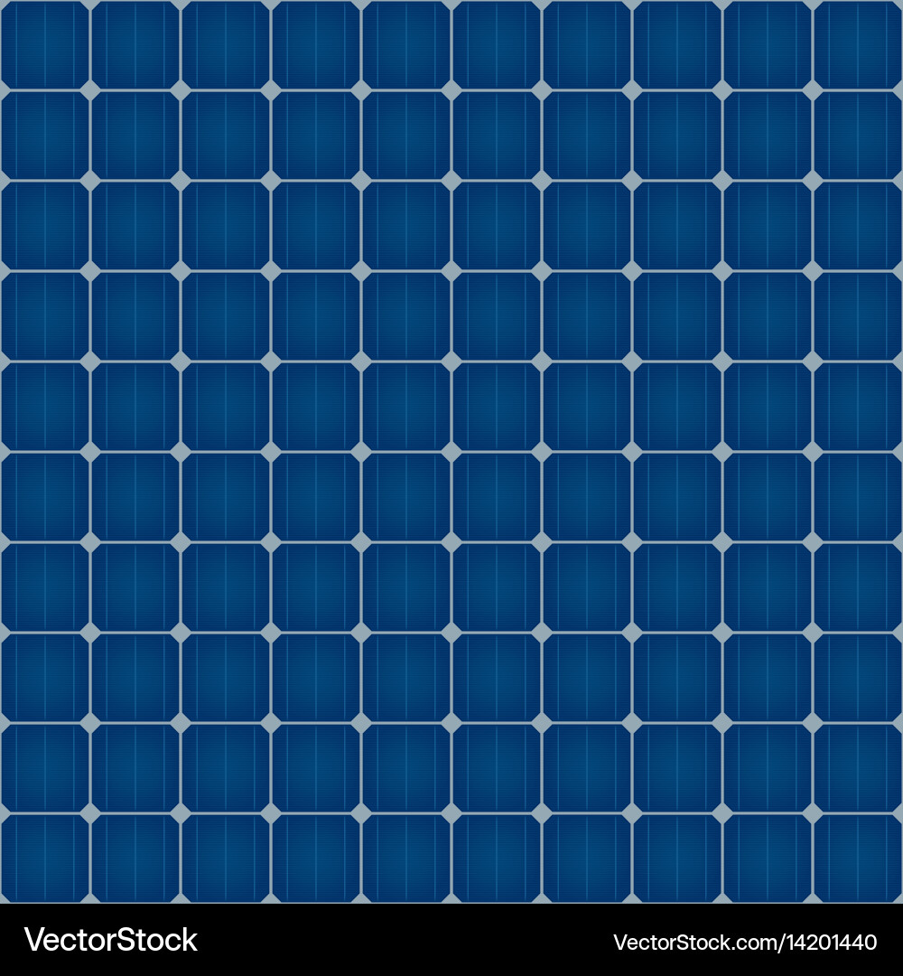 Solar cells seamless pattern for roof power Vector Image