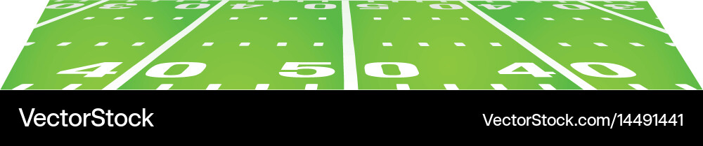 American football field Royalty Free Vector Image