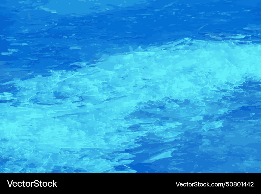 Icy river surface texture of ice Royalty Free Vector Image