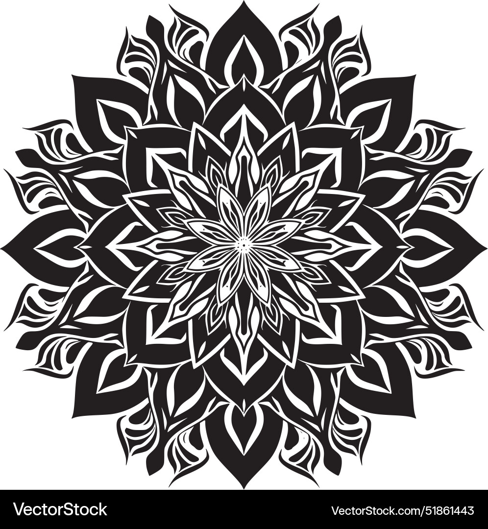 Mandala art Royalty Free Vector Image - VectorStock