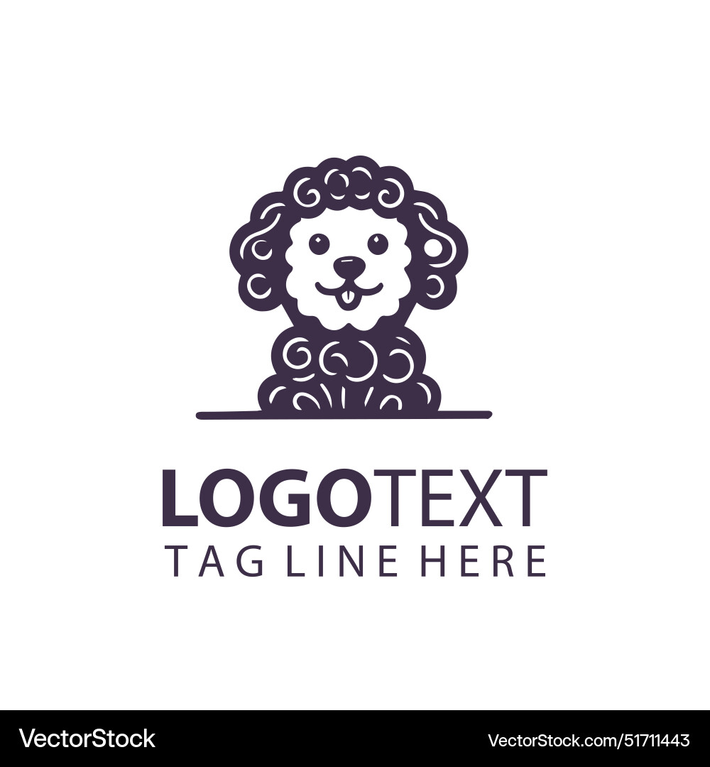 Pet dog logo Royalty Free Vector Image - VectorStock