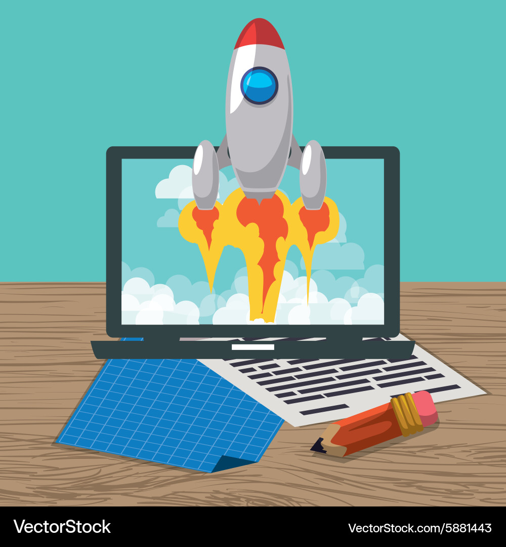 Start up Royalty Free Vector Image - VectorStock