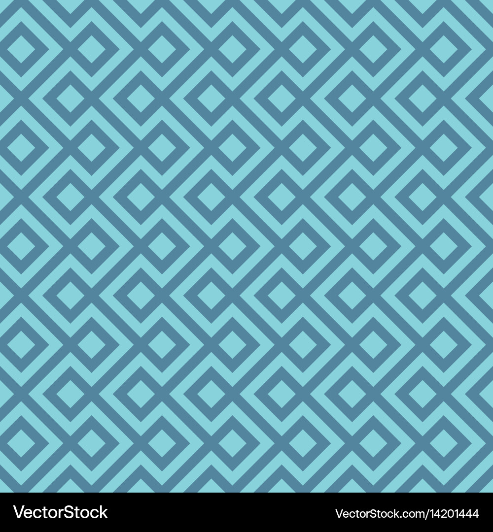 Blue linear weaved seamless pattern Royalty Free Vector