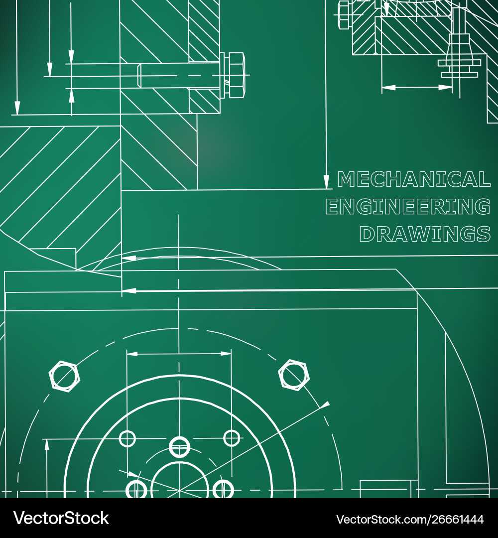 Mechanics technical design corporate identity Vector Image