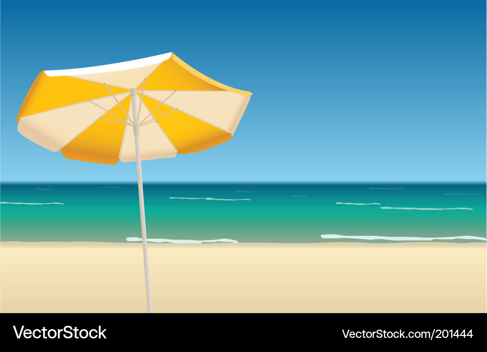 Tropical beach Royalty Free Vector Image - VectorStock