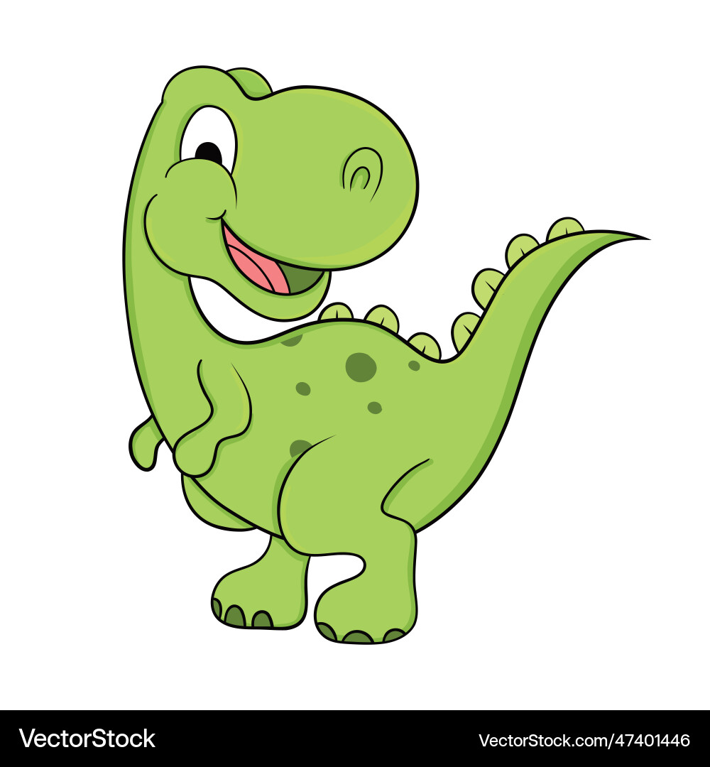 Cute happy baby dinosaur clipart Royalty Free Vector Image Cute happy baby dinosaur clipart Royalty Free Vector Image