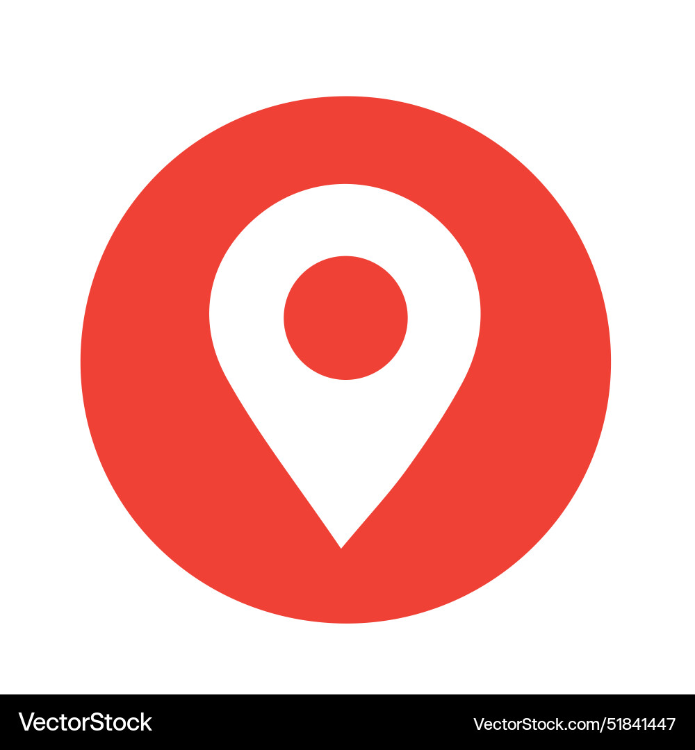 Color location icon Royalty Free Vector Image - VectorStock