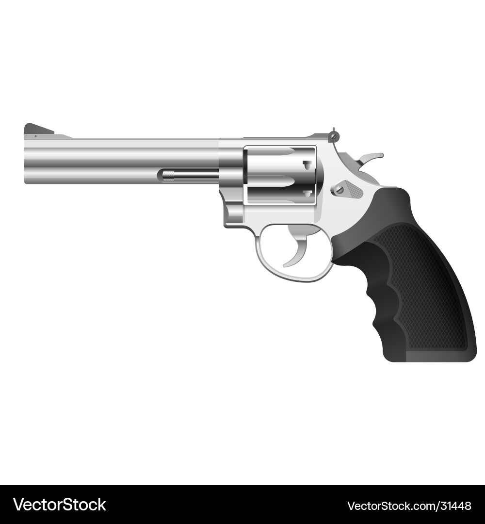 Revolver Royalty Free Vector Image - VectorStock