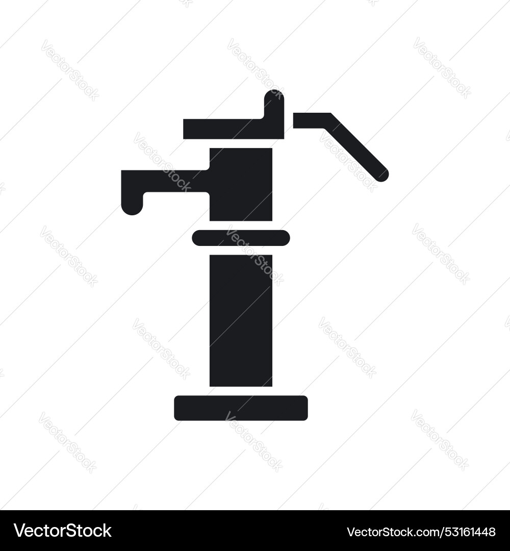Water pump icon symbol on white background Vector Image