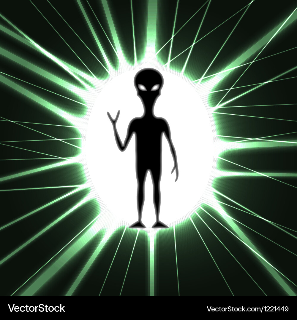 Alien invasion Royalty Free Vector Image - VectorStock