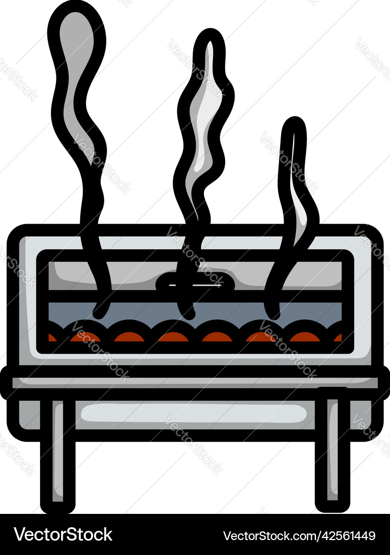 Chafing dish icon Royalty Free Vector Image - VectorStock