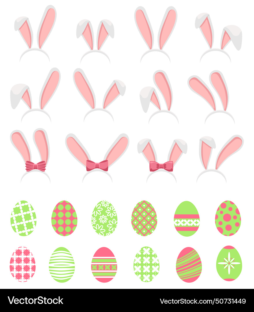 Happy easter concept design story template Vector Image