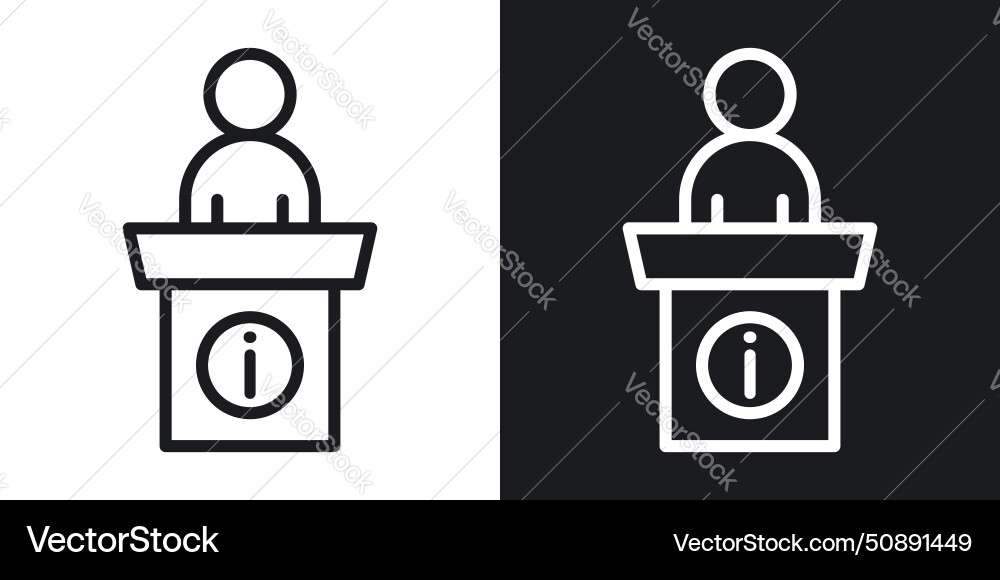 Help desk information icon set reception info Vector Image