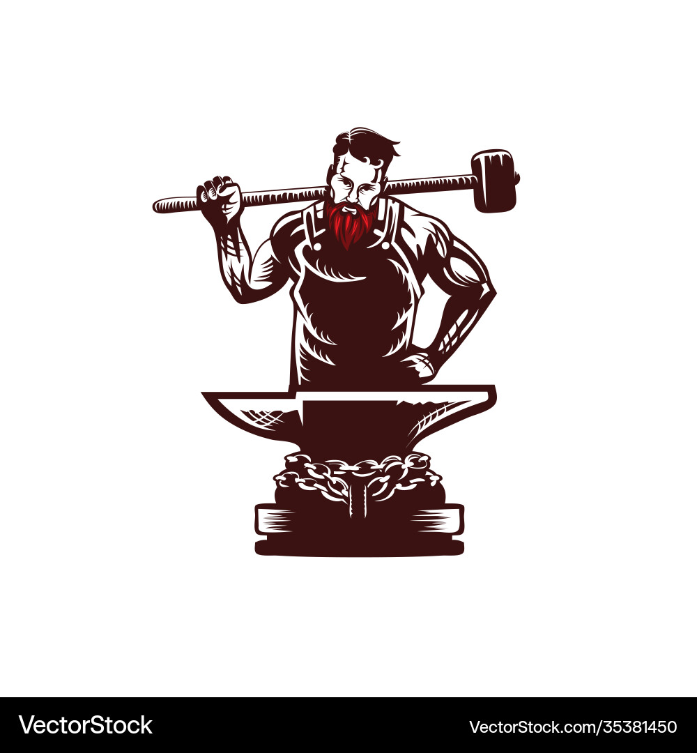 Blacksmith Cartoon Male Vector Images (over 170)