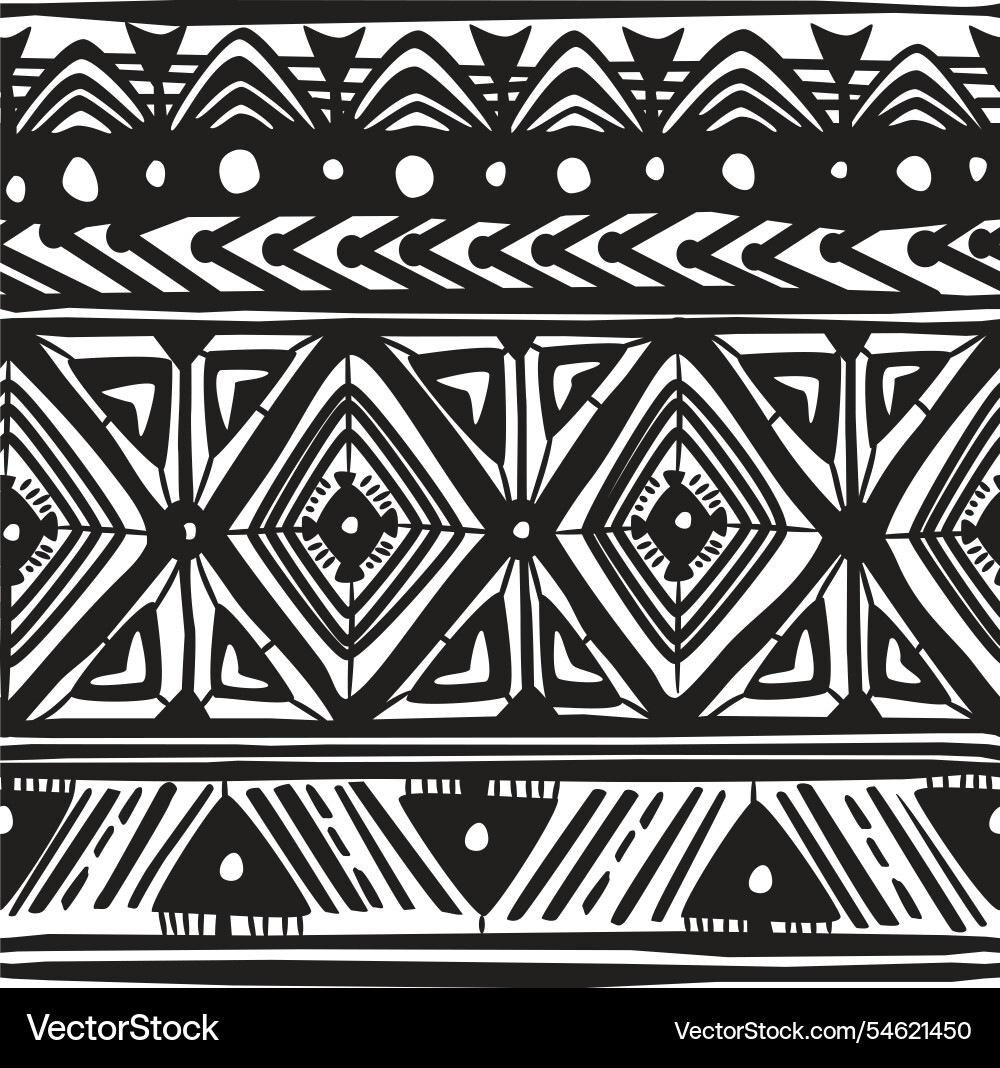 Seamless pattern tribal texture ethnic background Vector Image