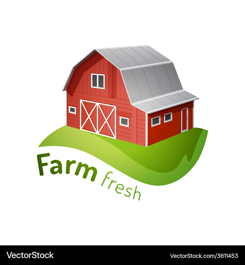 Farm icon Royalty Free Vector Image - VectorStock