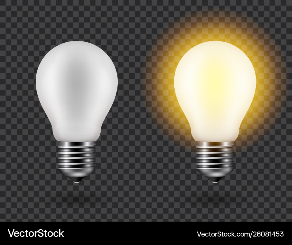 Light bulb Royalty Free Vector Image - VectorStock