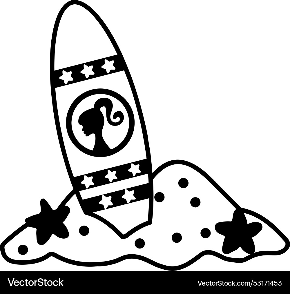 Surfboard Royalty Free Vector Image - VectorStock
