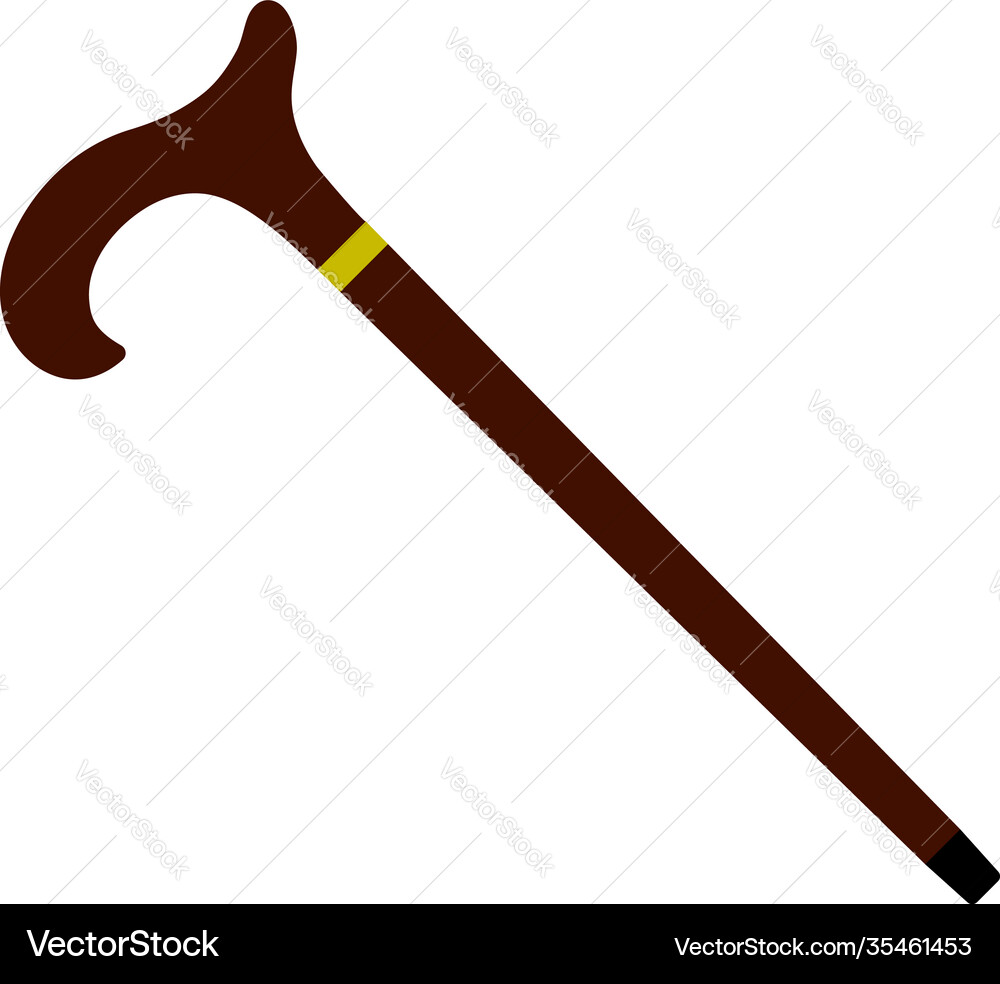 Walking stick icon Royalty Free Vector Image - VectorStock