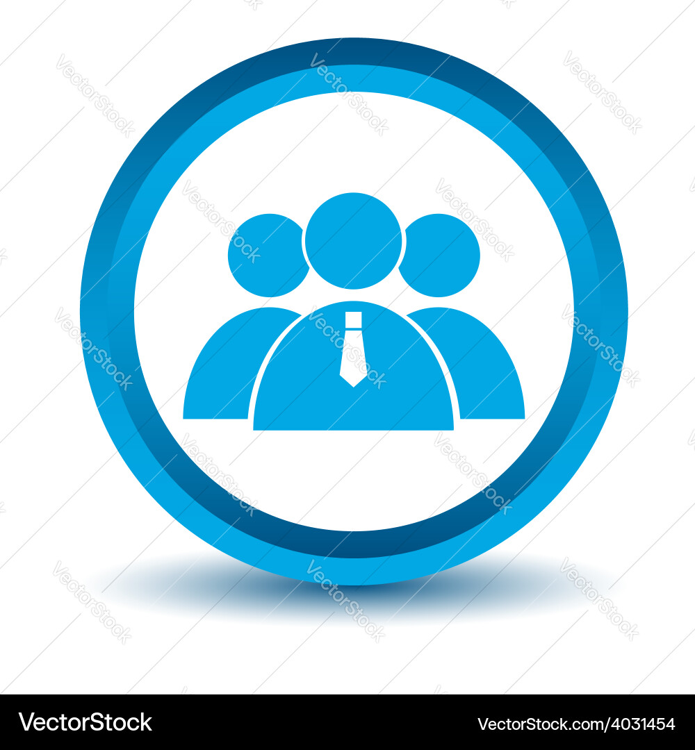 Blue leader icon Royalty Free Vector Image - VectorStock