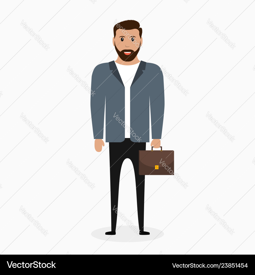 Business man Royalty Free Vector Image - VectorStock