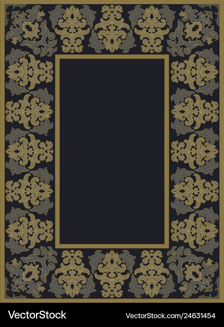 Dark frame Royalty Free Vector Image - VectorStock